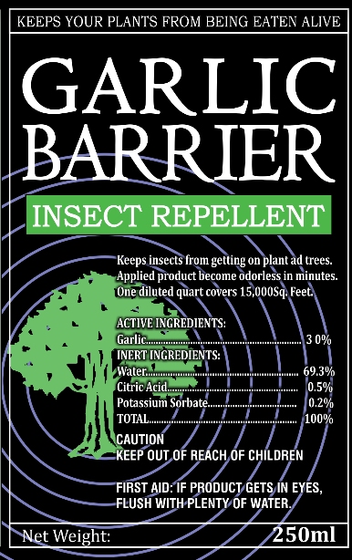Garlic Barrier Insect Repellent | Natural and Organic Pest Control ...